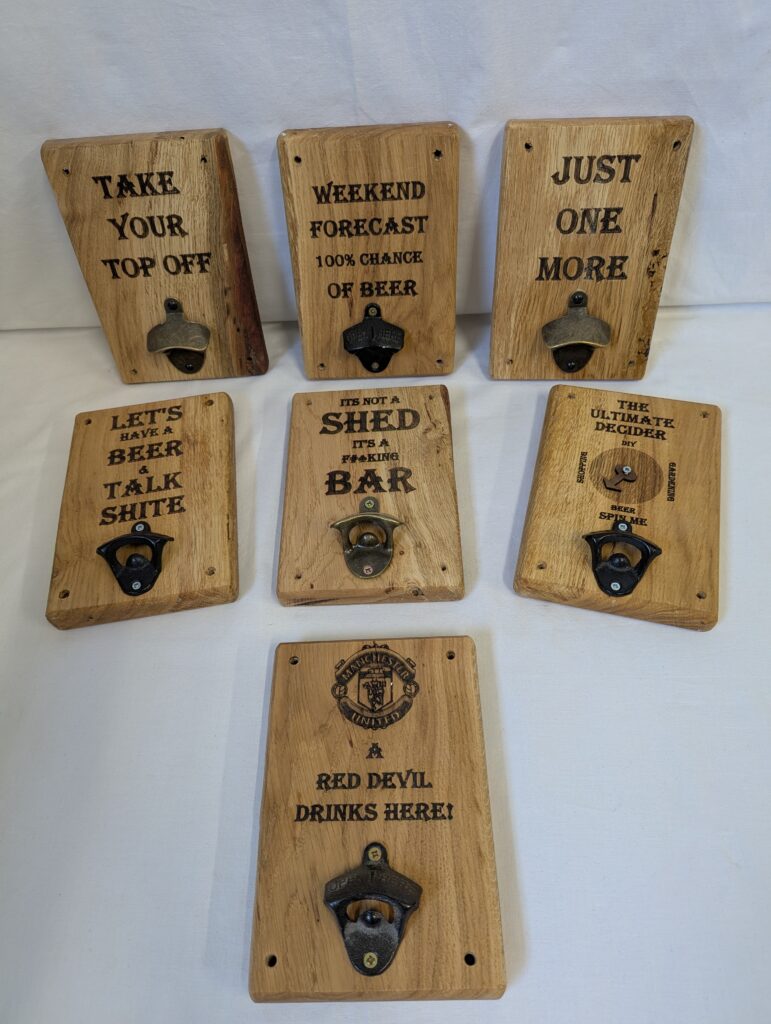 Bottle Opener Signs | The Blind Craftsman